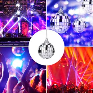 Christmas Decorations Mini Disco Ball Party Decorations - Mini Christmas Ball Decorations, Disco Ball Decorations - Disco Balls for Parties, Festivals, Weddings, Dance and Music Festivals (1.6)