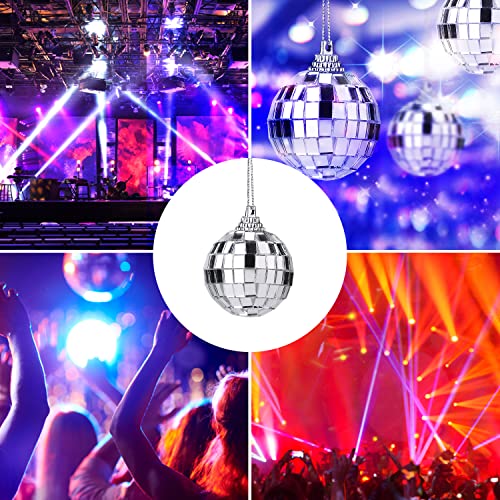 Christmas Decorations Mini Disco Ball Party Decorations - Mini Christmas Ball Decorations, Disco Ball Decorations - Disco Balls for Parties, Festivals, Weddings, Dance and Music Festivals (1.6)