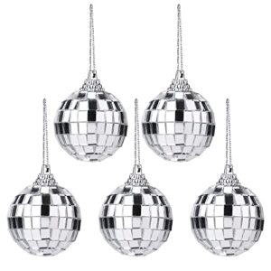 Christmas Decorations Mini Disco Ball Party Decorations - Mini Christmas Ball Decorations, Disco Ball Decorations - Disco Balls for Parties, Festivals, Weddings, Dance and Music Festivals (1.6)