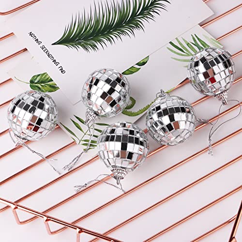 Christmas Decorations Mini Disco Ball Party Decorations - Mini Christmas Ball Decorations, Disco Ball Decorations - Disco Balls for Parties, Festivals, Weddings, Dance and Music Festivals (1.6)