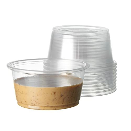 CIAO! 2OZ PP Clear Portion Cup, Lids Sold Separately (Case of 2,500)