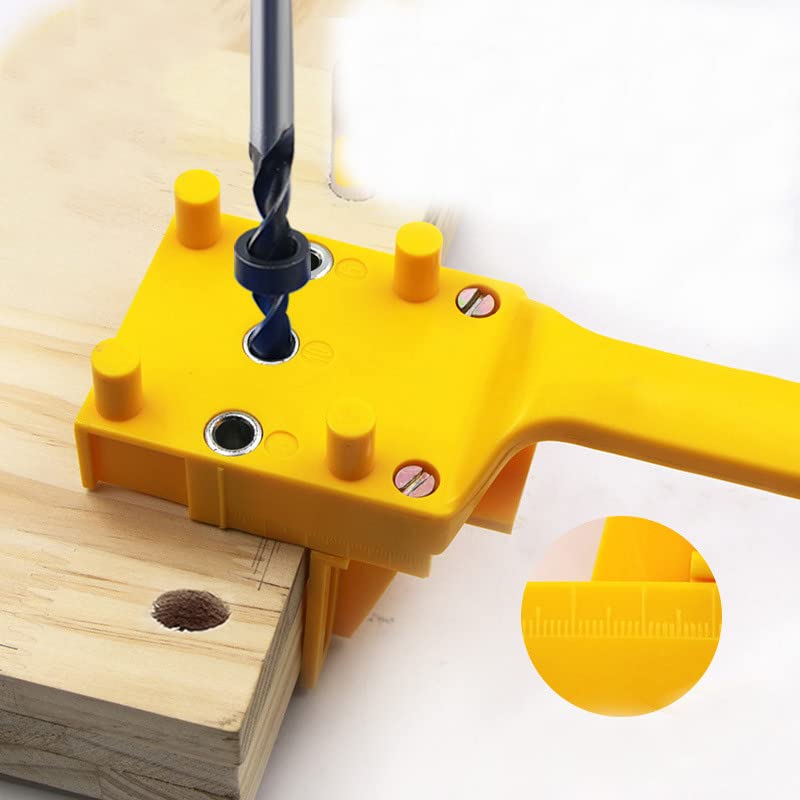 Beeiee Kit Self Centering Dowelling Wood Dowel Hole Drilling Guide, Self Centering Dowelling Jig