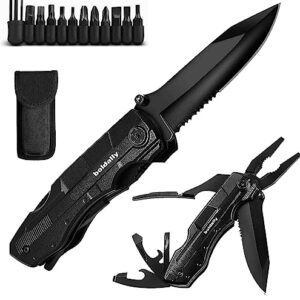 Gifts for Men Dad Husband from Daughter Son Wife, Multitool Pocket Knife Pliers Cool Gadgets Toolbox for Outdoor Camping Emergency Daily Use, Perfect Christmas Birthdays Gifts for Men Women