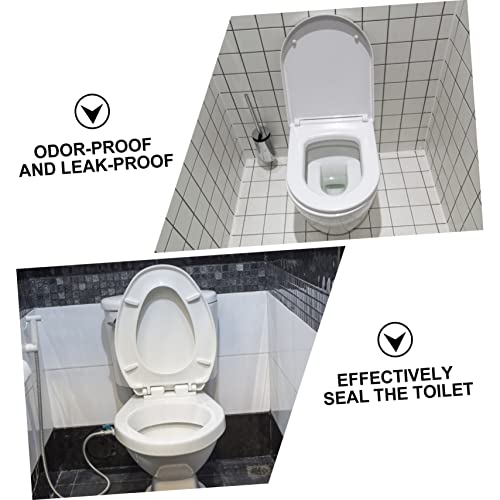 OSALADI 1pc Toilet Seal Sealing Washers Toilet Tank Seal Toilet Bowl Ring Seal Closestool Ring Toilet Seat Replacement Gasket Toilet Seat Seal Rings Toilet Seat Fixing Bolts Clay Hinge