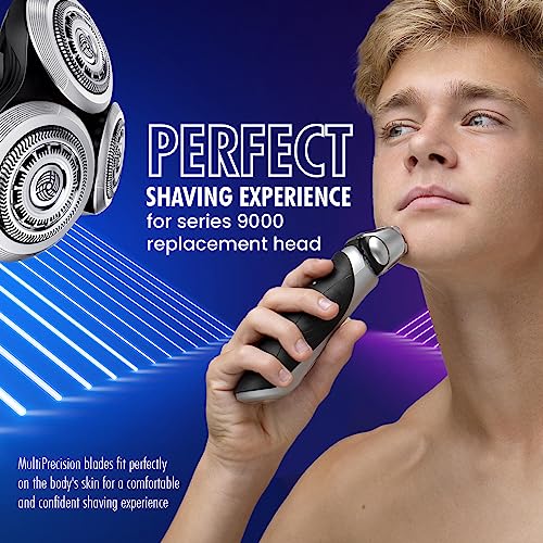 SH90 Replacement Heads for Philips Norelco Shaver Series 9000-SH90 Philips Norelco Shaver Heads, Norelco Shavers for Men 9000 Series, Philips Norelco Shaver 9000, Norelco Replacement Heads 9000 Series