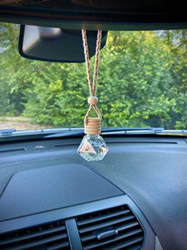 Hanging Fragrance Diffuser (Apple & Cinnamon) | Cute Car Accessory | Long-Lasting Scent | Air Deodorizer, Freshener