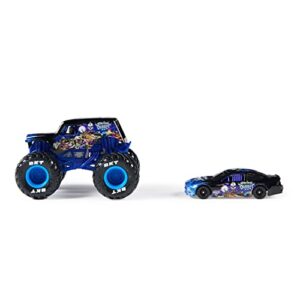 Monster Jam Official 1:64 Scale Diecast 2-Pack Monster Truck and Race Car: Son-uva Digger