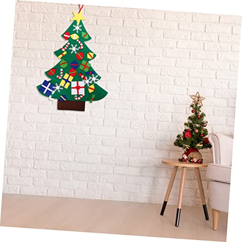 Christmas Decoration for Kids Toddler Gift Kids Decor Xmas Gifts Christmas Tree Countdown Calendar Handmade Xmas Ornament Christmas Ornaments Felt Christmas Tree Home Door 3d