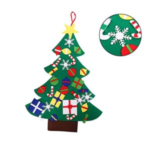 Christmas Decoration for Kids Toddler Gift Kids Decor Xmas Gifts Christmas Tree Countdown Calendar Handmade Xmas Ornament Christmas Ornaments Felt Christmas Tree Home Door 3d