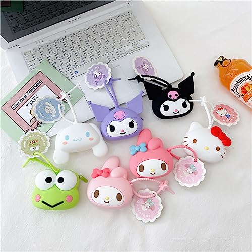 Cute Coin Purse Keychain, Small Coin Purse for Women, Bunny Coin Purse, Bunny Silicone Pouch, Kawaii Coin Purse Pouch, Coin Pouch for Backpack Decoration