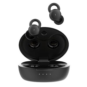 wedoking comfortable sleep earbuds for side sleepers, invisible earbuds wireless bluetooth sleeping earbuds, noise blocking headphones for sleeping discreet earphones for music, home, work