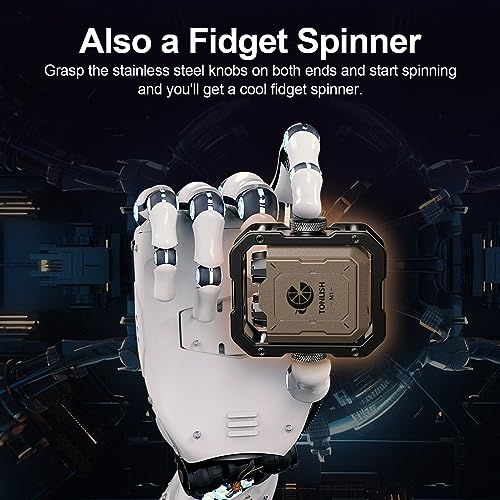 TONLISH Gaming Earbuds Wireless Bluetooth 5.3, 3D Stereo, Clear Calls, Noise Canceling, 65ms Low-Latency TWS Headphones. iPhone Android Compatible. Built-in Fidget Spinner, RGB Lights.