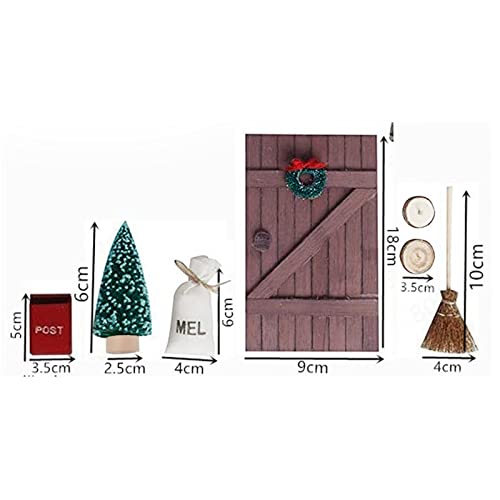 with Ornaments DIY Xmas Felts Tree for Kids Wall Door Home Decor Christmas Decorations Trees