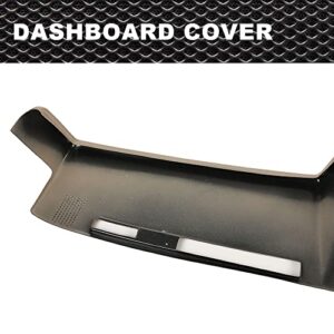 CNNELL Dashboard Cover Compatible with Chevy Full Size GMC 1981-1987/Compatible with Chevy SUV GMC 1981-1991 Dashboard Cover Beige