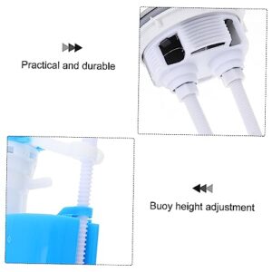 Zerodeko 3 Sets Toilet Inlet and Outlet Valve Old Fashioned Kit Plastic Repair Kit Toilet Tank Push Toilet Flush Button Toilet All in One Repair Set Toilet Inlet-valve Toilet Tank Buttons