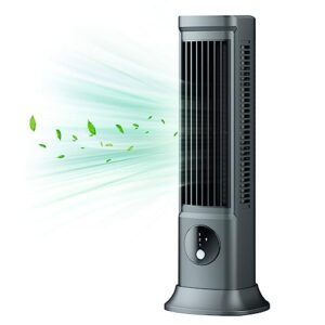 CUCUFA Household Tower Fans Tower Fan Portable Low-Noise Oscillating Tower Fan with 3 Wind Speeds USB Table Fans for Bedroom Living Room Office