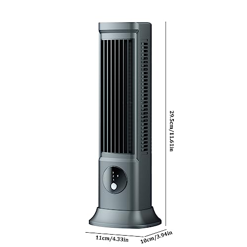 CUCUFA Household Tower Fans Tower Fan Portable Low-Noise Oscillating Tower Fan with 3 Wind Speeds USB Table Fans for Bedroom Living Room Office