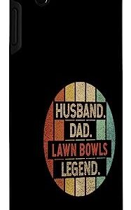 iPhone XS Max Husband Dad Lawn Bowls Legend Vintage Case