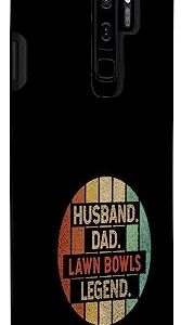 Galaxy S9+ Husband Dad Lawn Bowls Legend Vintage Case