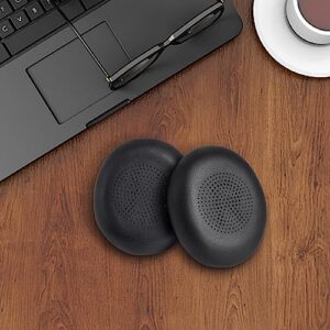 Ear Pads Replacement for Jabra Evolve2 65 (65MS 65UC USB)/Evolve2 40 (40UC 40MS USB)/Elite 45h On-Ear Wireless Headphones, Ear Cushions with Protein Leather