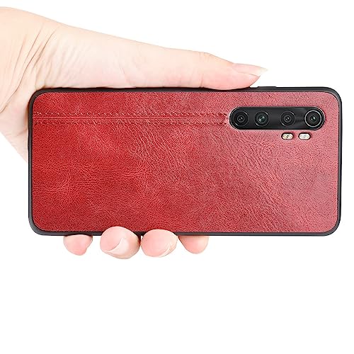 Phone Case for Xiaomi Mi Note 10 Lite, Case for Xiaomi Mi Note 10 Lite Cow-Like PU Leather Style Protector Cover, Non-Slip Shockproof Cover for Xiaomi Mi Note 10 Lite Case