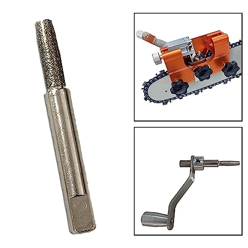 ＫＬＫＣＭＳ Chain Saw Sharpening Stone,e Chain Saw Grinding Stone, Grinding Bits, Burr Grinding Stone File for, Woodworking, 4.5mm