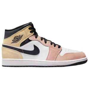 Nike Air Jordan 1 Mid SE Flight Club DX4332 800 Magic Ember/Sundial White Black Mens Shoes - Size 9.5