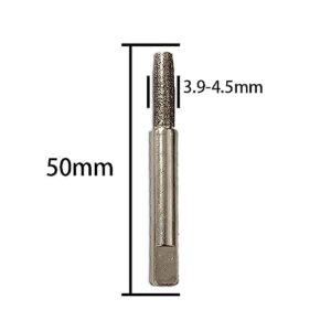 IEUDNS Chain Saw Sharpening Stone Grinding Bits, Easy to Install, Chain Saw Sharpening Rotary Bit Burr Stone File for Carving,DIY Chain Saw Grinding, 4.5mm