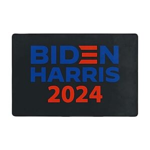 joe biden 2024 carpet non-slip doormat flannel floor mat for office 36 x 24 in & 72 x 48 in