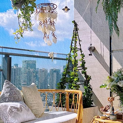 NOIRDA Garden Plant Support Tower Obelisk Trellis, with Bird Decoration, Elegant Steel Frame Trellis for Climbing Plants, Vines, Flowers, Indoor Potted Plant, Rose, Clematis (Size : 120cm/47.2in)