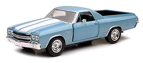 1970 Chevy El Camino SS Blue 1/25 Diecast Model Car by New Ray 71883B