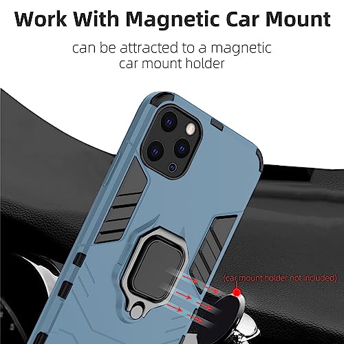 Arseaiy Case for Oppo Find X5 Pro Phone Case Cover with Kickstand Carbon Fiber Silicone Bracket Phone Holder Shockproof Bumper Slim Fit Telephone Shell Blue