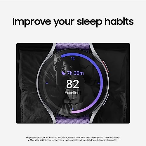 SAMSUNG Galaxy Watch 6 44mm Bluetooth Smartwatch w/ Fitness Tracker, Personalized HR Zones, Advanced Sleep Coaching, Heart Monitor, BIA Sensor, Biggest Screen, US Version, Graphite