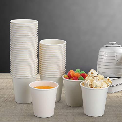 Cxsel 【100 pack 3 oz】 paper cups, 3 oz paper cups 3 oz mouthwash cups small paper cups 3 oz paper cups 3oz bathroom paper cups 3 oz paper cups 3 oz bathroom cups paper rinse cups 3 oz paper cups 3 oz