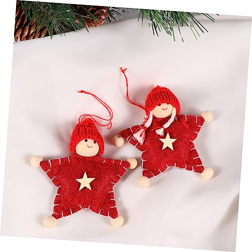 1 Pair Plush Doll Christmas Ornaments Christmas Decor Christmas Stuffed Ornament Christmas Elves Dolls Christmas Hanging Ornaments Christmas Pendants Christmas Felt Ornament