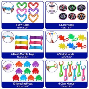 nicknack Kids Party Favors for Classroom Prizes Box Toys Assortment 120PCS Pinata Toy Fillers Fidget Toy Bulk, Carnival Prizes