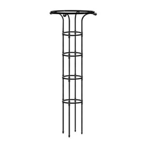 garden trellis for climbing plants outdoor, indoor plant support trellis metal for potted plants climbing flowers vegetable, rustproof trellis vine rose for vertical climbing