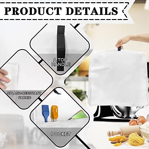 Gomyblomy Sloth Kitchen Aid Mixer + Toaster Cover Set, Stand Mixer Dust Cover with Handle & Pocket, 4 Slice Toaster Protector, Kitchen Decorations