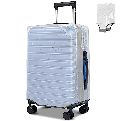 Luggage Cover for Suitcase Tsa Approved,Plastic Clear Suitcase Protector Cover for 24 inch lugggage Travel,Waterproof.