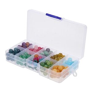 200pcs diy handmade beads lampwork glass beads bracelets beads charm bracelet kit gemstone beads bracelet making bead glass spacer bracelet making kit beads glass beads kit crack