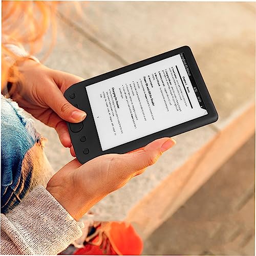 Enjoy hassle-free reading with Ereader 6in Ink Screen Ebook Reader featuring display & 8GB storage with protective.