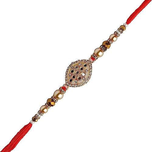 Rakhi Lumba set of 2 Rakhi for Brother and Bhabhi Bhaiya Bhai Rakhi Set of 2 Couple Pair Rakhi Dora Thread gift Pack for Raksha Bandhan gifts Rakhi Bracelet for Veera Brother Sister Festival Rakhi