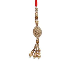 Rakhi Lumba set of 2 Rakhi for Brother and Bhabhi Bhaiya Bhai Rakhi Set of 2 Couple Pair Rakhi Dora Thread gift Pack for Raksha Bandhan gifts Rakhi Bracelet for Veera Brother Sister Festival Rakhi