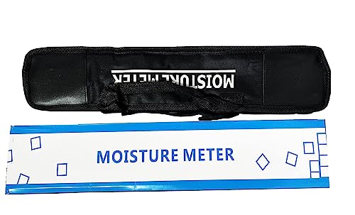 HFBTE Storage Hay Moisture Meter Tester Detector Statistical Hay Bale Moisture Meter Tester Range 5-82% for Alfalfa Pasture Knot Straw Leymus Chinensis Orchard Grass Pennisetum Hydridum And Other Hays