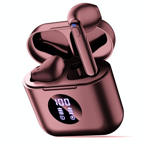 occiam Wireless Earbuds Bluetooth 5.3 Headphones 64Hrs Playback Bass Sound Ear Buds with Waterproof in-Ear Earbud Earphones Wireless Charging Case with LED Power Display for Sport Phone Laptop