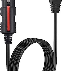 MJPOWER 12V/24V Car Fridge Car Charger Cable for ARB F40C4TMP AstroAI JOYTUTUS Alpicool ICECO Setpower Rockpals Aspenora Cigarette Lighter Plug Car Refrigerator Freezer Cooler Power Cord