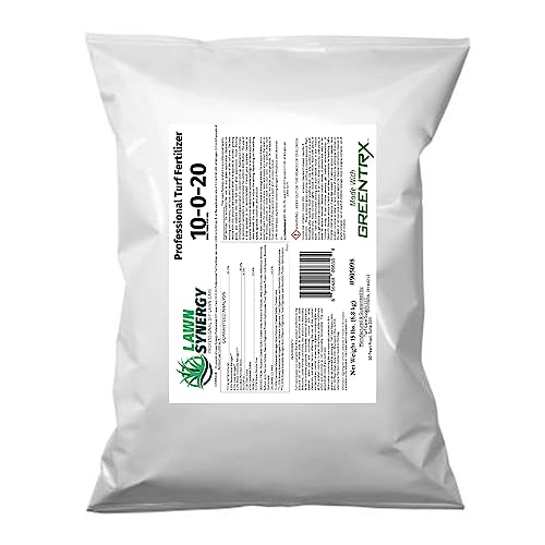 10-0-20 Emerald Lawn Fertilizer - 45% XCU Slow-Release, 10% Iron and GreenTRX Bios (1 Bag Covers up to 5,000 sq. ft.)