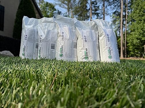 10-0-20 Emerald Lawn Fertilizer - 45% XCU Slow-Release, 10% Iron and GreenTRX Bios (1 Bag Covers up to 5,000 sq. ft.)