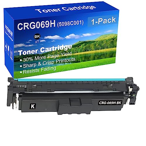 1-Pack (Black) Compatible High Yield CRG-069H CRG069H (5098C001) Laser Printer Toner Cartridge Used for Canon MF753Cdw MF751Cdw LBP674Cdw LBP673Cdw LBP674Cx MF752Cdw MF756Cx Printer