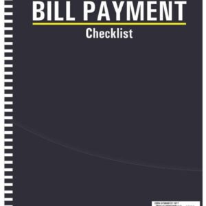 Bill Tracker Notebook: Monthly Bill Organizer & Planner for Budgeting Financial, Finance & Payments Checklist Organizer - 8.5" x 11" 100 Pages